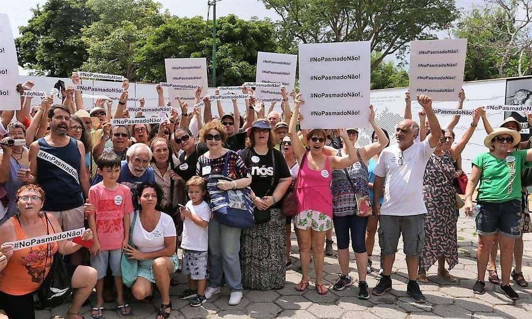Morro do Pasmado: Manifestação pela proteção do Parque Público