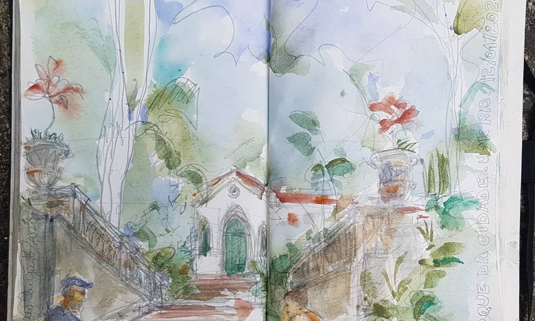 Os Urban Sketchers estão no Rio de Janeiro